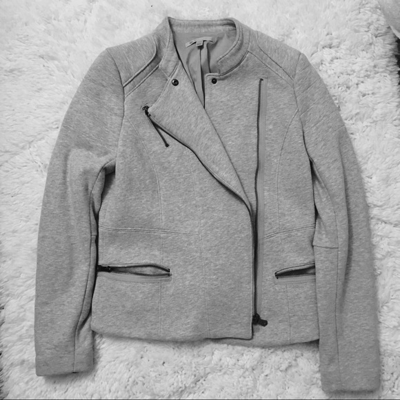 GAP | Jackets & Coats | Nwot Gap Gray Moto Jacket | Poshmark